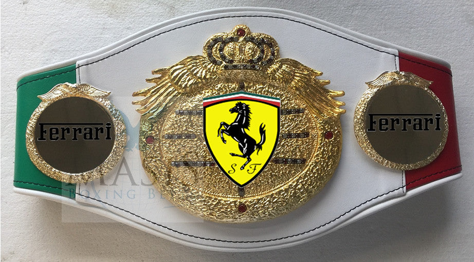 Ferrari Inspired Championship Belt – Masis Boxing Belts